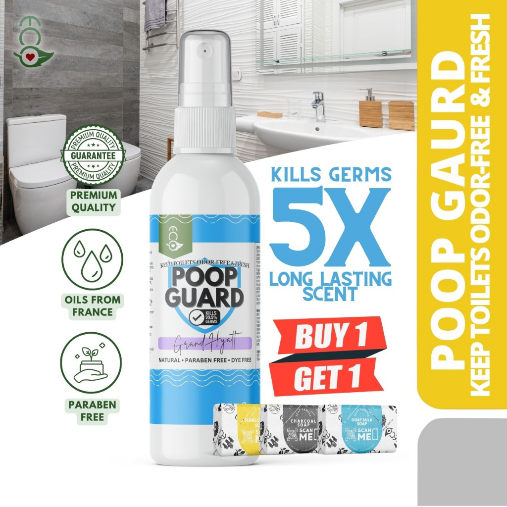 GRAND HYATT PoopGaurd Poop Spray Odor Buster Poop Ninja Poo Spray ...