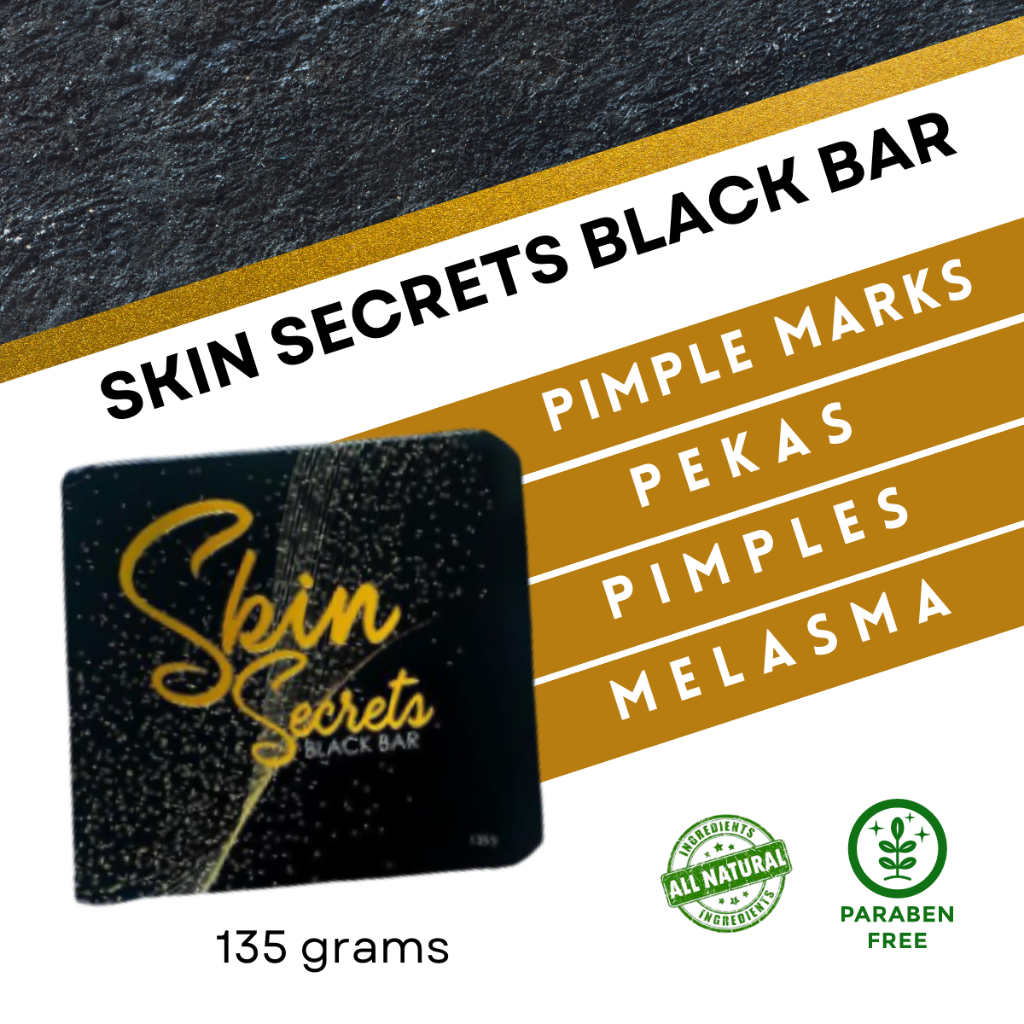Skin Secrets Black Bars for Pimple, Melasma, Pimple Marks, Scar 135g ...