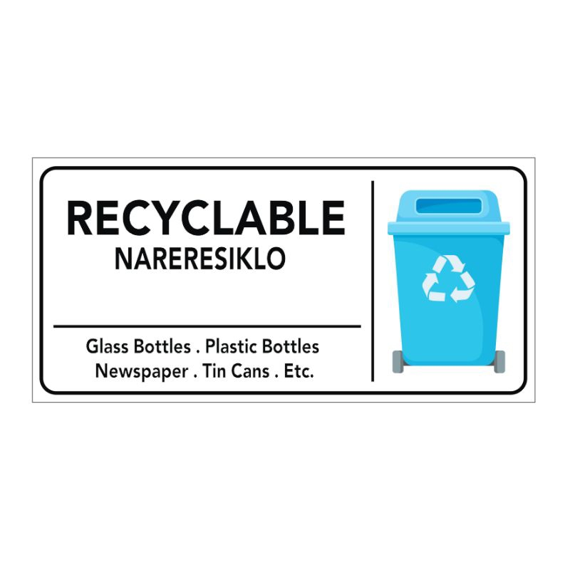 PVC Plastic signage biodegradable recyclable food waste trash can ...
