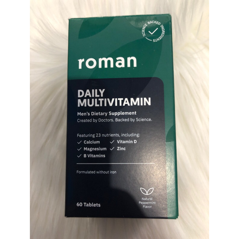 Roman Daily Multivitamin Supplement for Men with 23 Nutrients, 60 ...