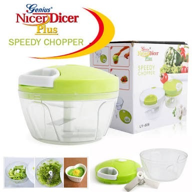 100% Original Sometimes Manual Speedy Chopper Fruit Vegetable Crusher ...