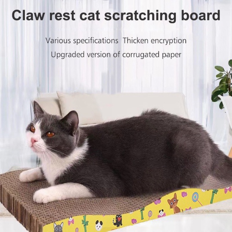 Cat Scratches kitten Scratching Cardboard High-density Corrugated paper ...