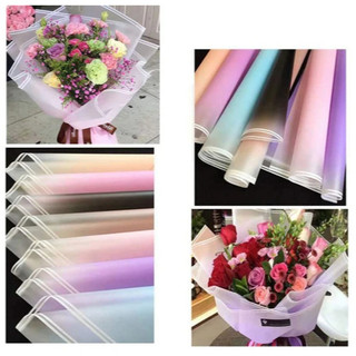 20pcs GRADIENT bouquet wrapper Flower Wrapping Paper Waterproof Gift ...