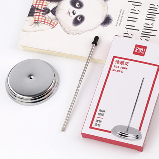 Metal Straight Rod Ticket Fork Spike Stick Menu Holder Paper Pin Paper ...