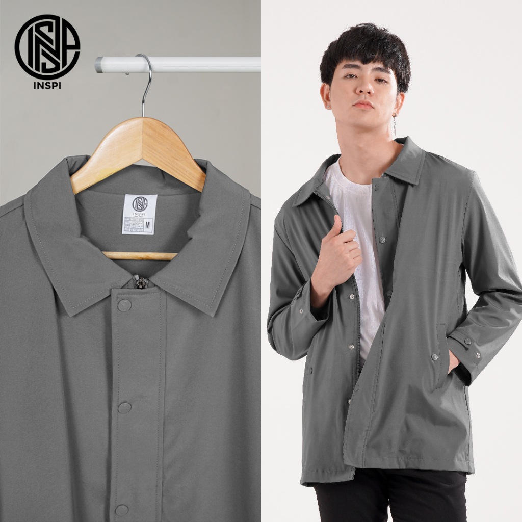 INSPI Originals Korean Bomber Jacket for Men & Women w/ Full Zipper ...