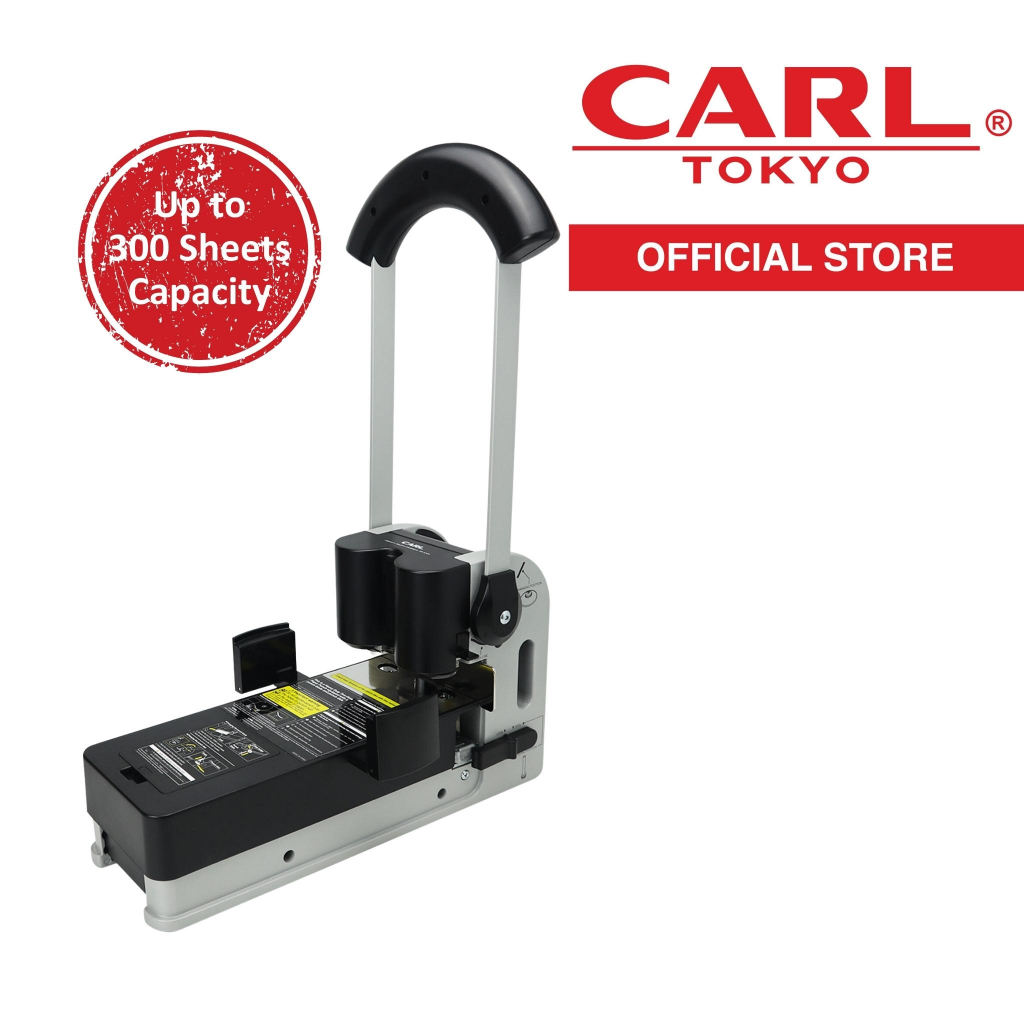 CARL 2-Holes Heavy Duty Puncher 6mm Hole size 80mm Hole distance 300 ...