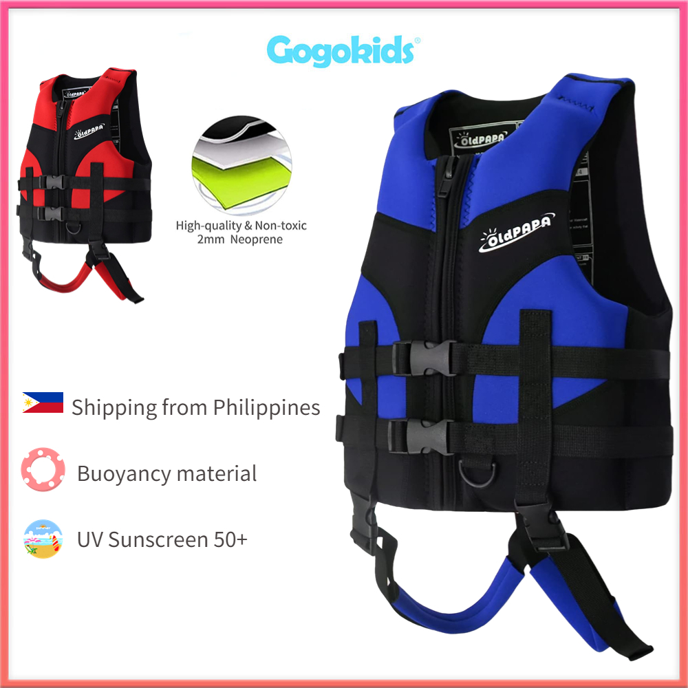 Local stock Professional Kids Swim Float Jacket Neoprene Flotation Life ...