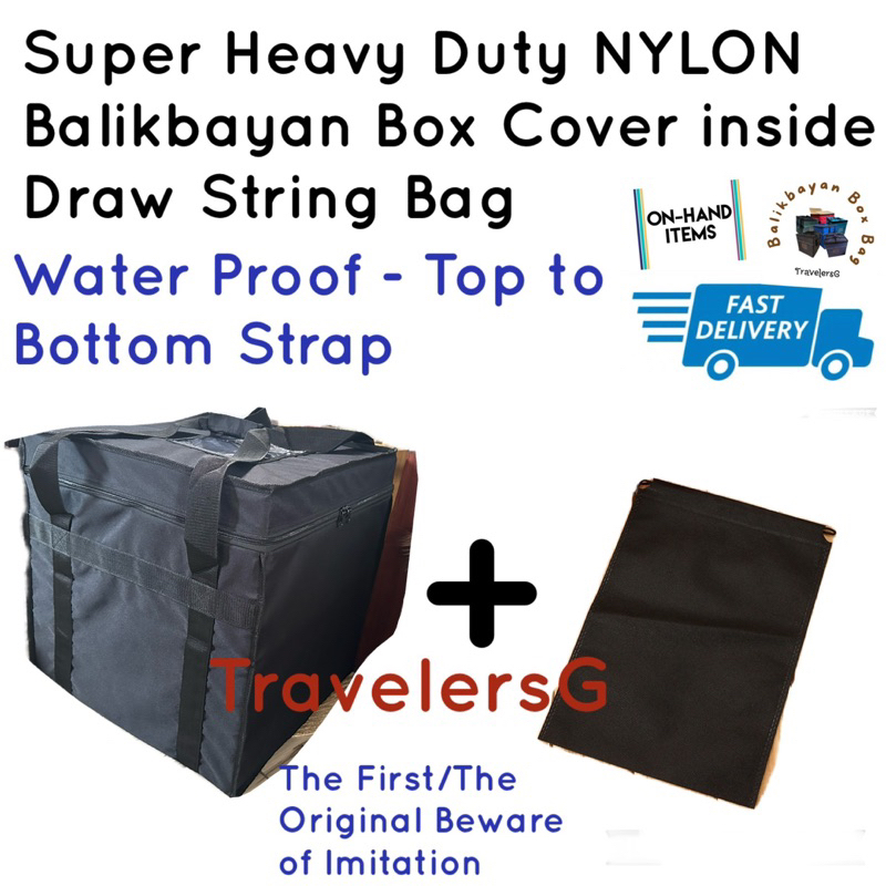 Super Heavy Duty Balik Bayan Box Cover (Nylon) 20x20x20 inches ON HAND ...