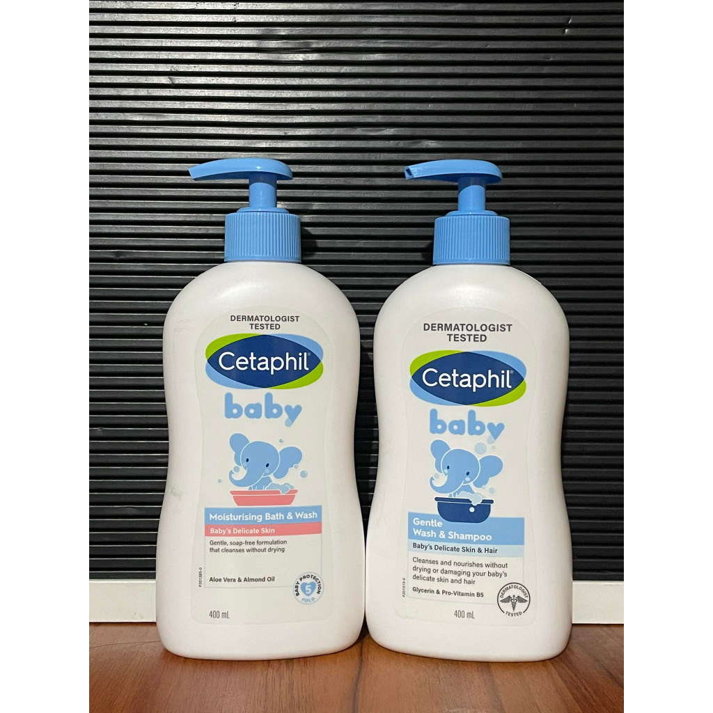 Cetaphil Baby Gentle Wash & Shampoo / Moisturising Bath Wash 400ML ...