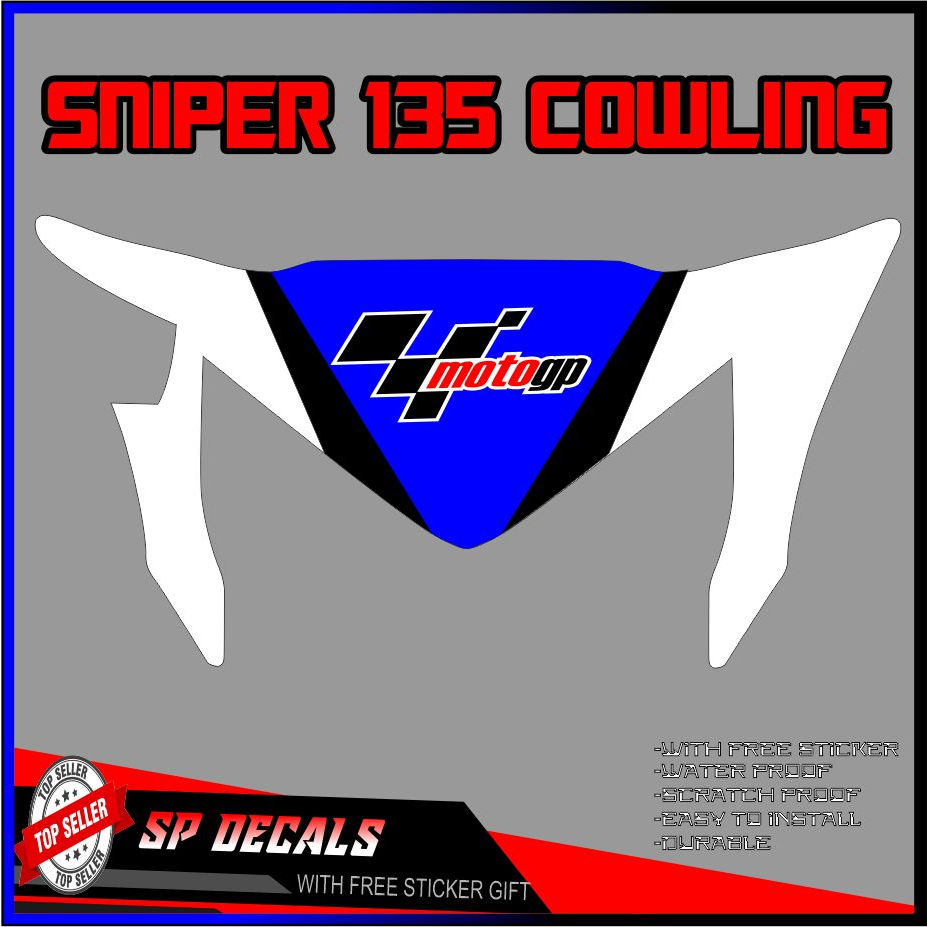 SNIPER MX 135 Yamaha COWLING STICKER DECALS Durable and High quality ...