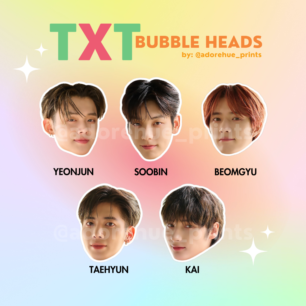 TUBATU BUBBLE HEADS A4 SIZE | Shopee Philippines