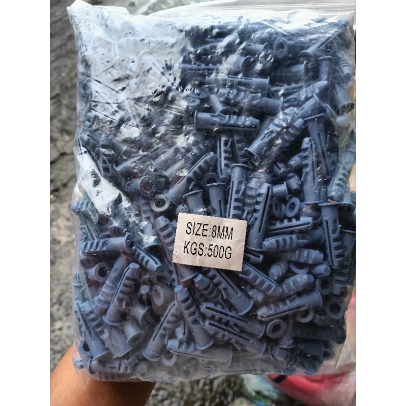 TOX PLUG HEAVY DUTY 8mm. 500 grams. (1/2 kilo) | Shopee Philippines