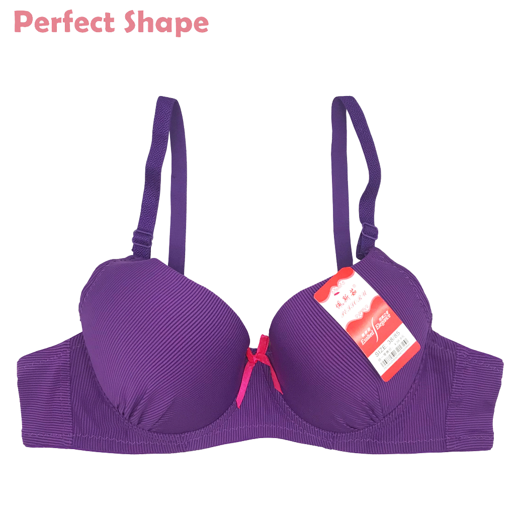 Perfect Shape Cup A Basic Underwire Bra Stripe Design (1pc) | Shopee ...