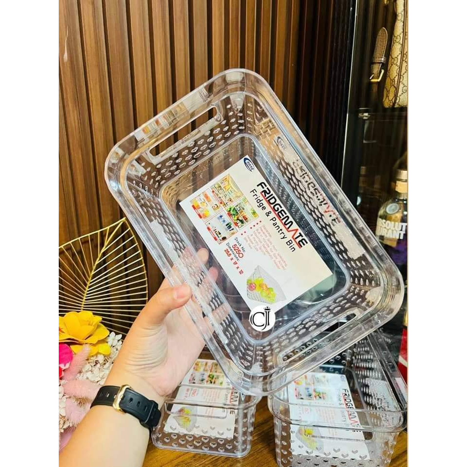 NIKKO FRIDGEMATE PANTRY BIN/FRIDGEMATE STORAGE ORGANIZER/NIKKO ACRYLIC ...