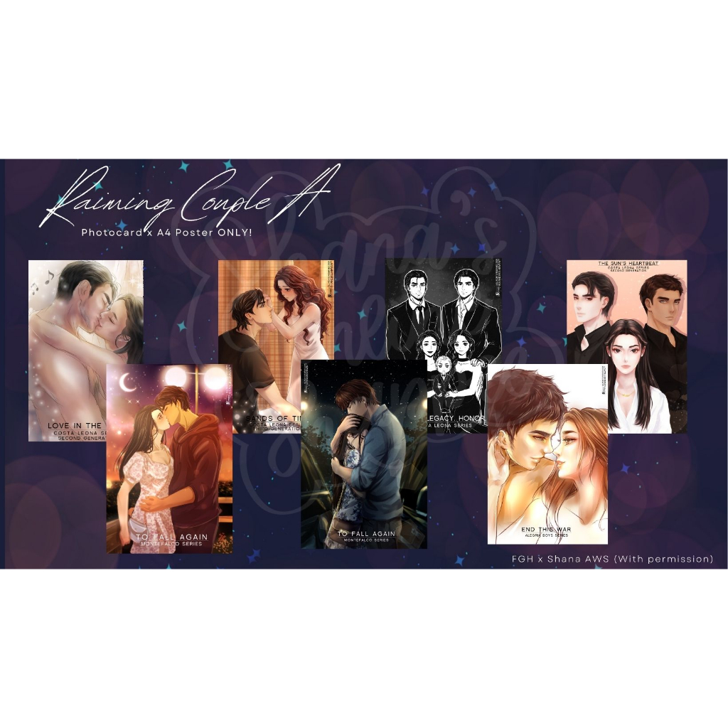 [FGH x Shana] Jonaxx Inspired Postcards x Photocards x Poster (Raiming ...