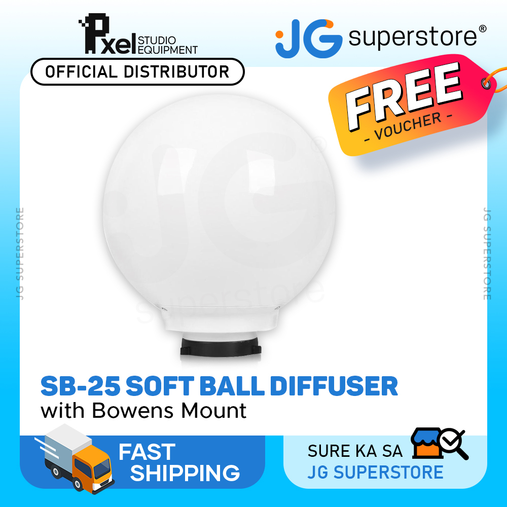 [CLEARANCE] Pxel Studio Soft Ball 25x25cm for Speedlight Studio Probe ...