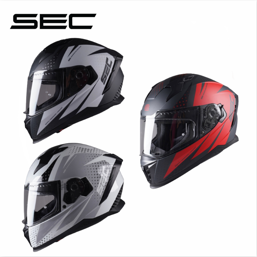 SEC HERO I Noisy Gloss/Matte Fullface Helmet (Size S-XL) | Shopee ...