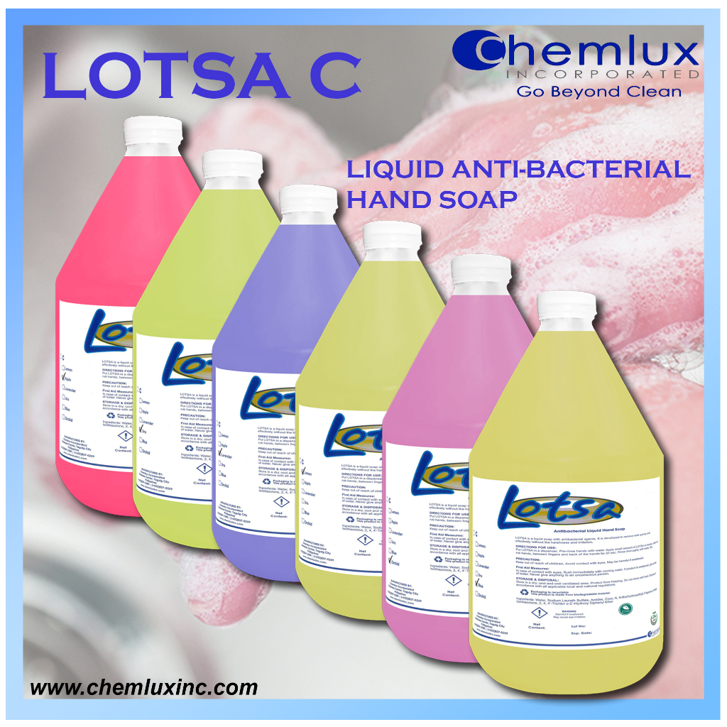 Lotsa C Antibacterial Liquid Hand Soap 3.8Liters | Industrial Cleaning ...