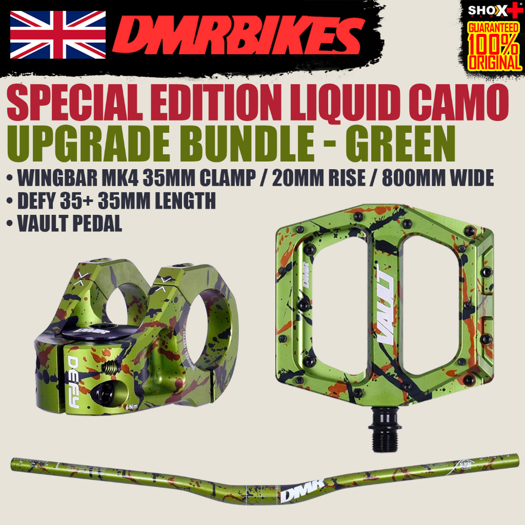 DMR Special Edition Liquid Camo GREEN Upgrade Bundle BARS + STEM ...