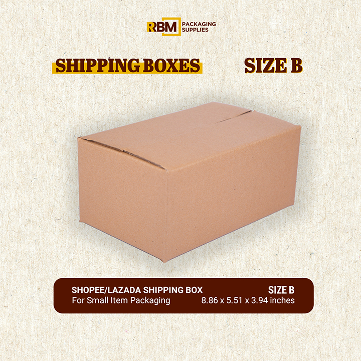 Shopee Shipping Boxes (SMALL) | Corrugated Box | Size B (10 pcs ...