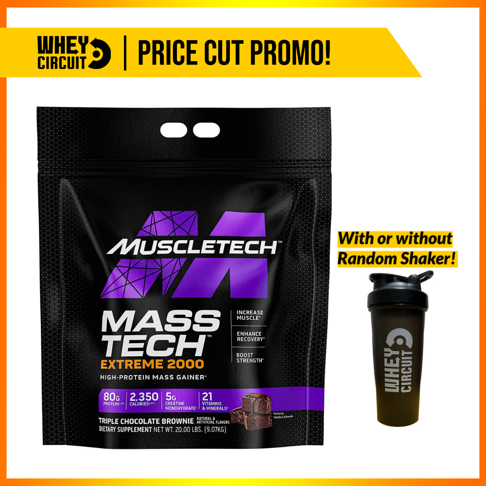 Muscletech MASS TECH EXTREME 2000 20 lbs Ultimate 100% Whey Protein ...