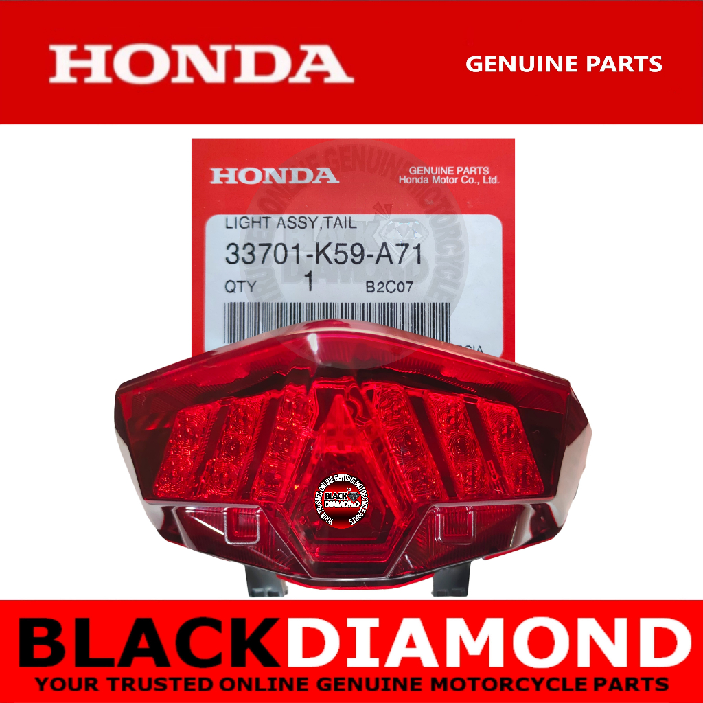 JOEY - ORIGINAL HONDA CLICK 125i/150i | TAIL/STOP LIGHT ASSEMBLY | PART ...