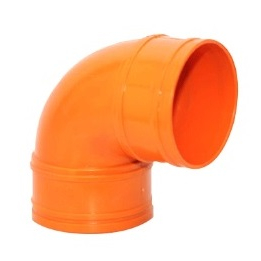 BIOPIPE PVC SANITARY ELBOW 1/4 ORANGE | SIZES 2" 3" 4" | Shopee Philippines