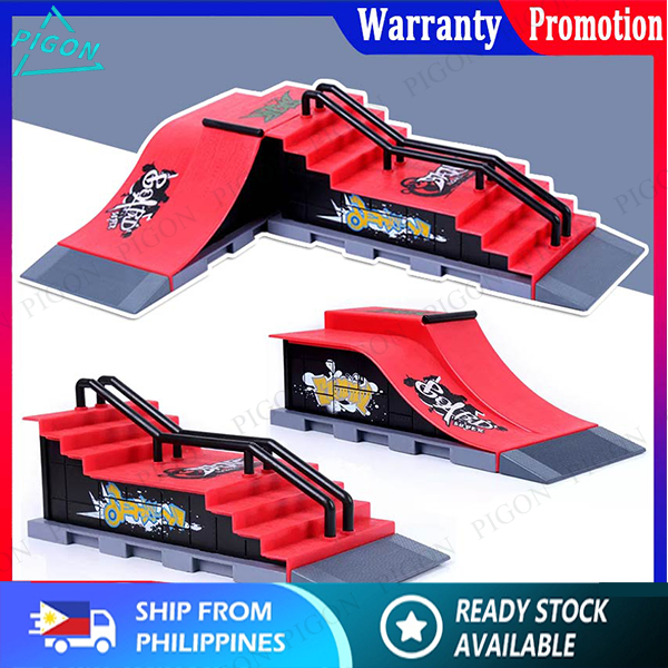 Mini Fingerboard Set Children Finger Skateboards Park Toy Plastic ...