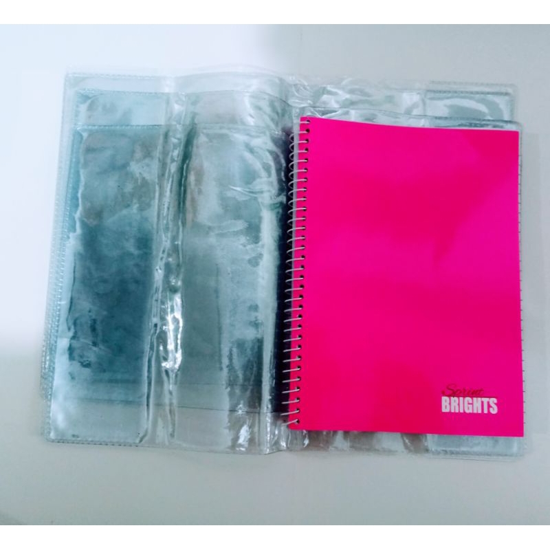 Notebook Jacket - Transparent Colored Notebook Jacket Sold per piece ...