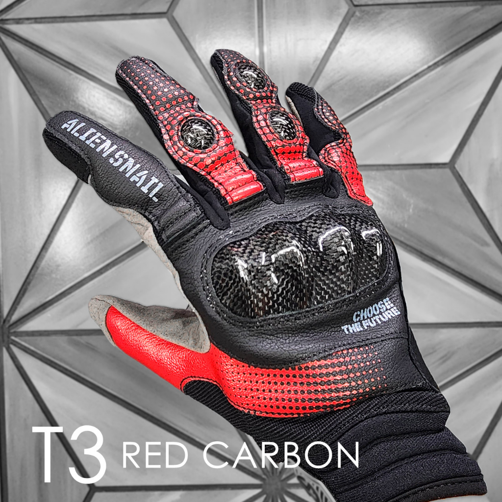 Alien Snail Motorcycle Gloves, T1, T3, Real Carbon Fiber | Shopee ...