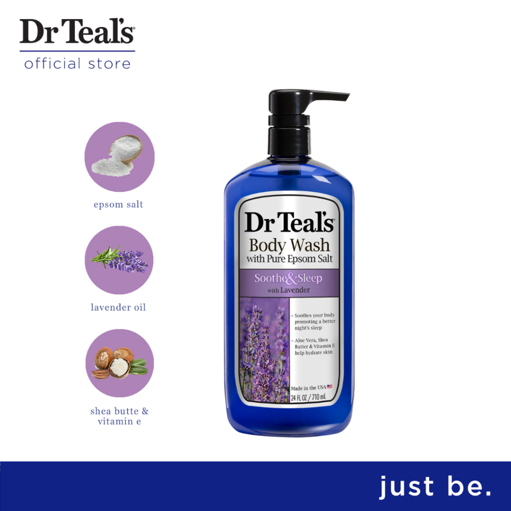 Dr Teal's Soothe And Moisturize Lavender Body Wash With Pure Epsom Salt ...
