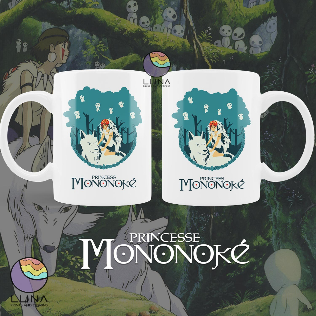 Princess Mononoke Studio Ghibli - Anime Mug Collection - The Luna Merch ...