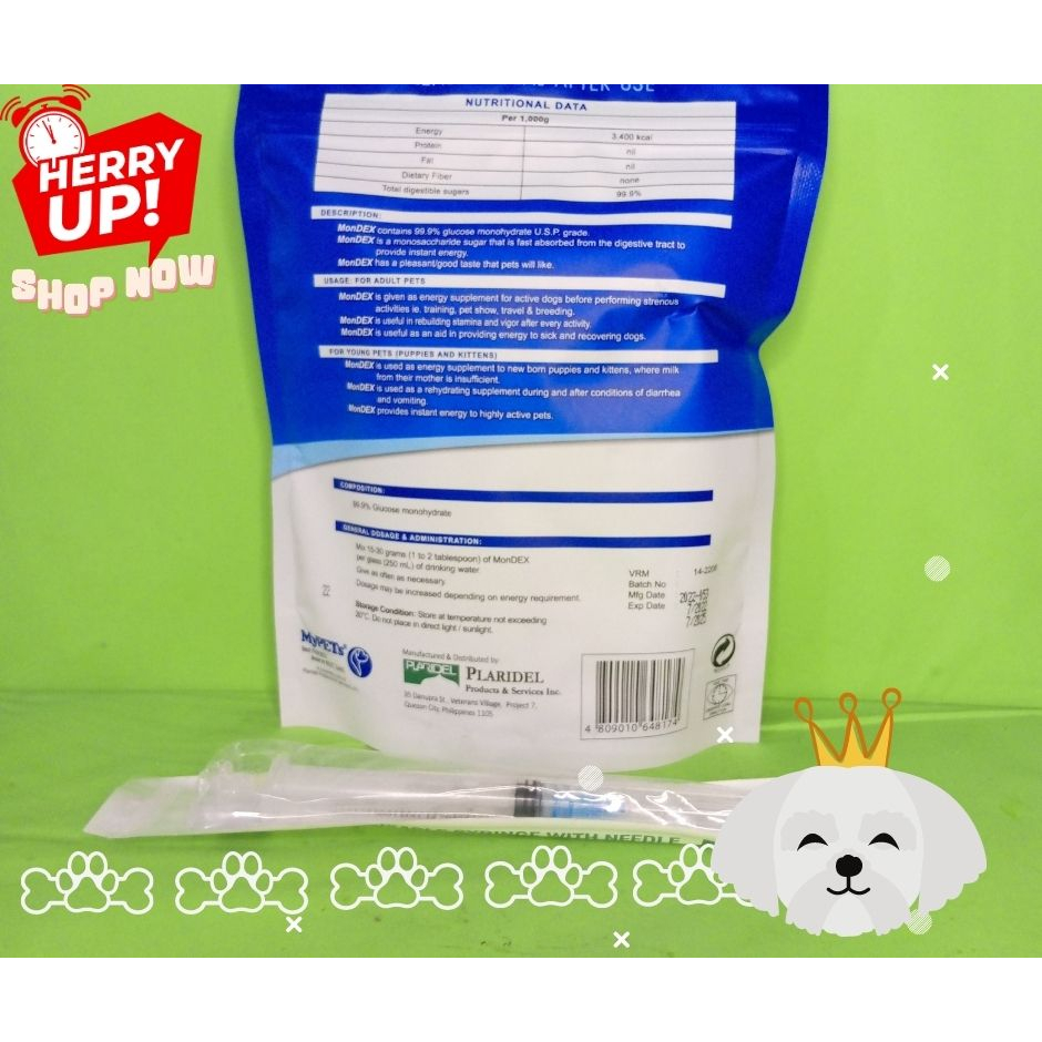 mondex d glucose powder 340g with free 3ml syringe | Shopee Philippines