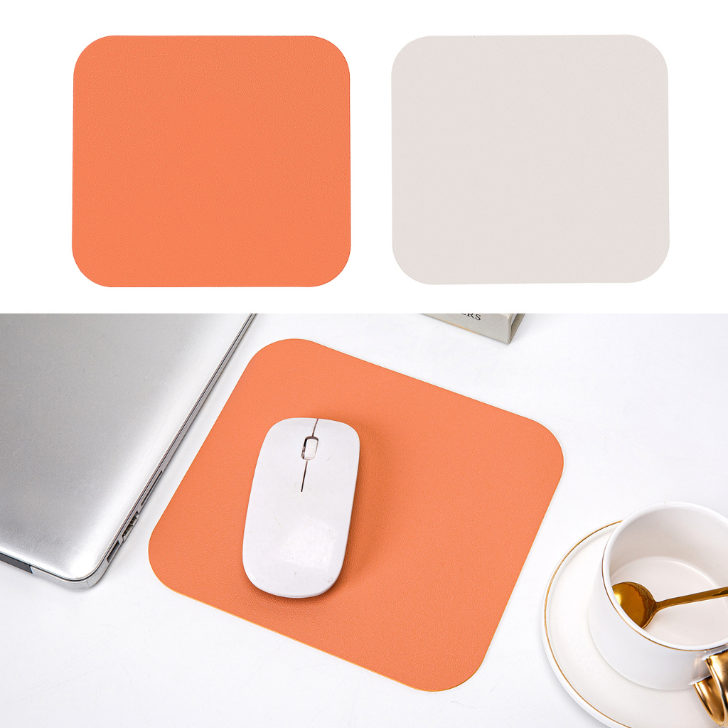 Two Tone Mouse Pad Leather Mouse Pad Double Sided Mouse Pad Large Mouse ...