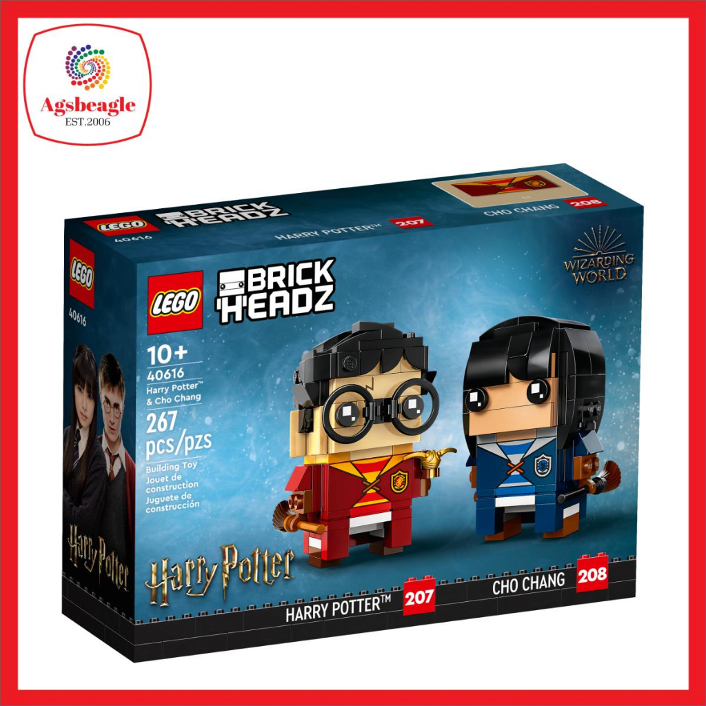 Lego Brickheadz 40616 Harry Potter and Cho Chang (2023) | Shopee ...