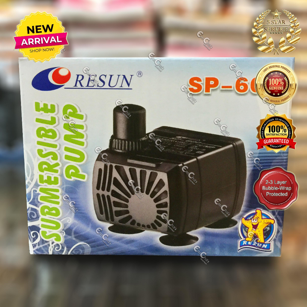 Resun Submersible Pump SP-600 (5Watts) (SP-Six Hundred) Ideal For 15 ...