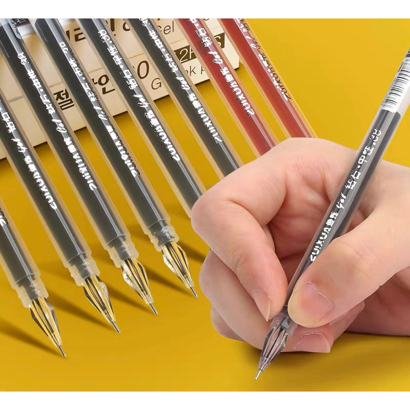 Large-Capacity Diamond Tip 0.38mm Full Syringe Gel Pen Signature Carbon ...