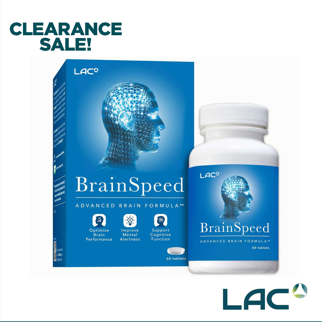 LAC Brainspeed Advanced Brain Formula (Consume within July 2024 ...