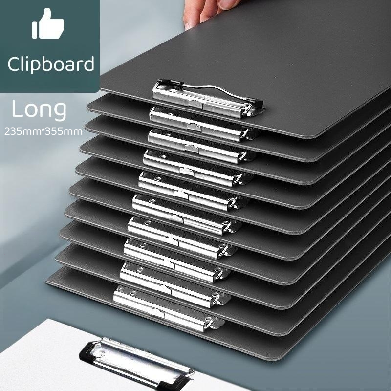 Long Clip Board Paper Organizer Clip Pad File Paper Folder Writing Pad ...