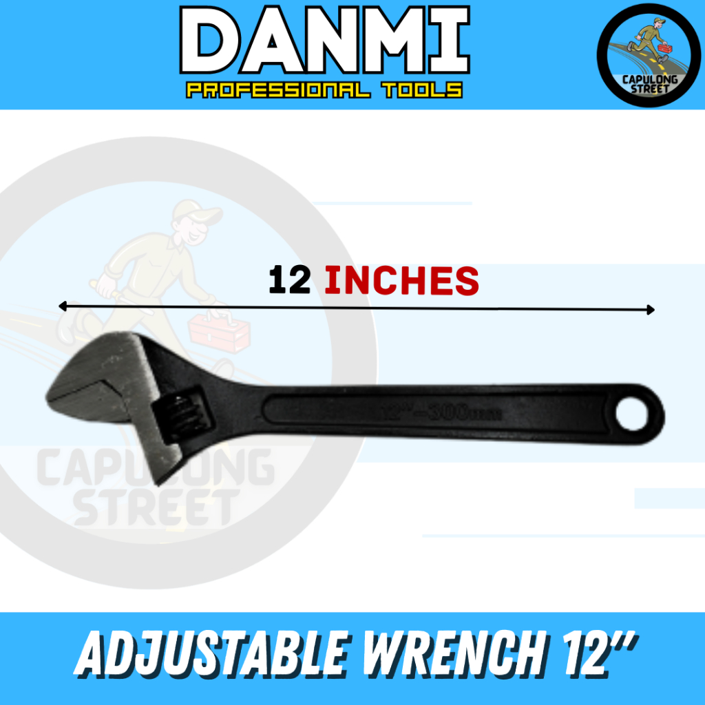Capulong Street Danmi Adjustable Wrench 12" Katala Black High Quality ...