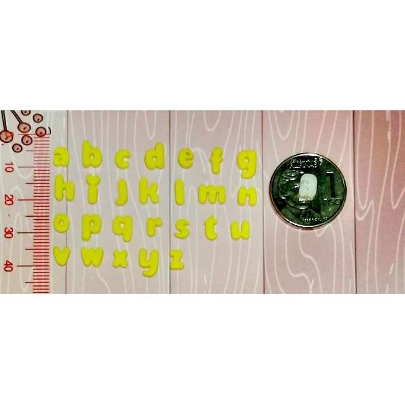 TINY LETTER MOLDER SILICONE MOLD | Shopee Philippines