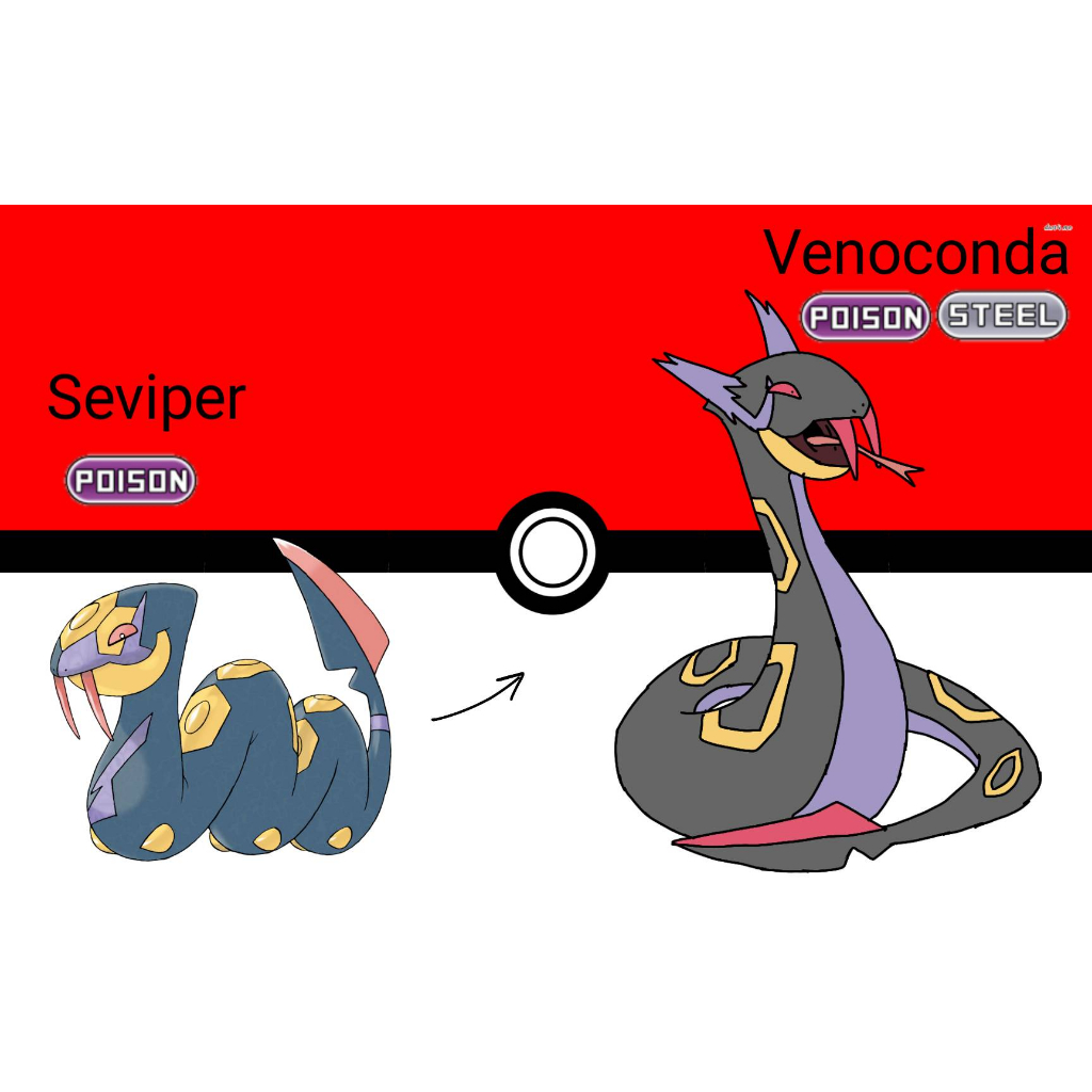 Seviper & Venoconda Pokemon Cards TCG ( 3rd Gen Pokemon) | Shopee ...