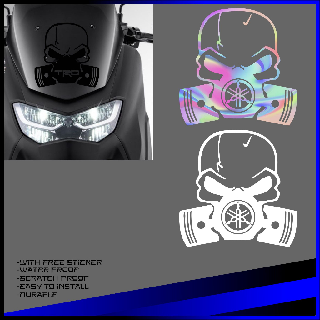 Yamaha Nmax v2 Visor Sticker Diecut Machine Cut Wateproof | Shopee ...