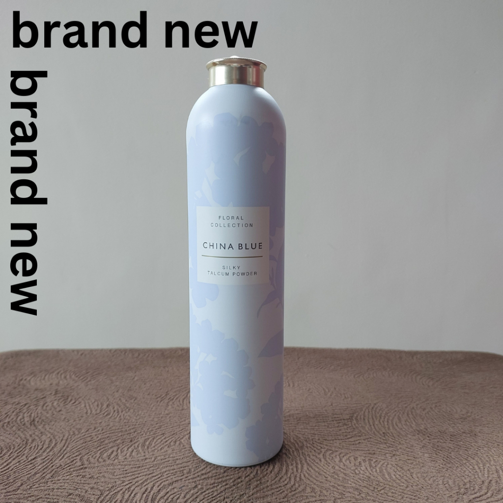 BRAND NEW!!! Marks & Spencer China Blue Silky Talcum Powder 200g ...