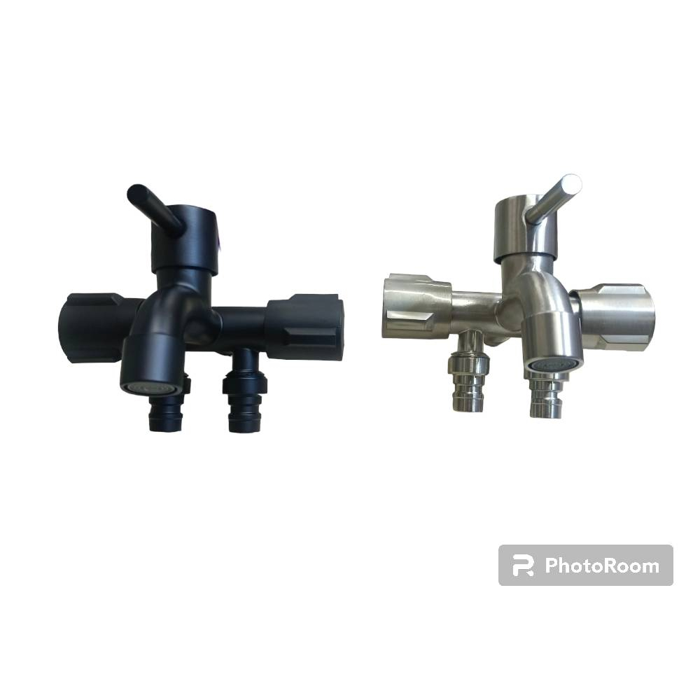9206 Black / 304 Stainless Steel Three Tap Multifunctional Stainless ...