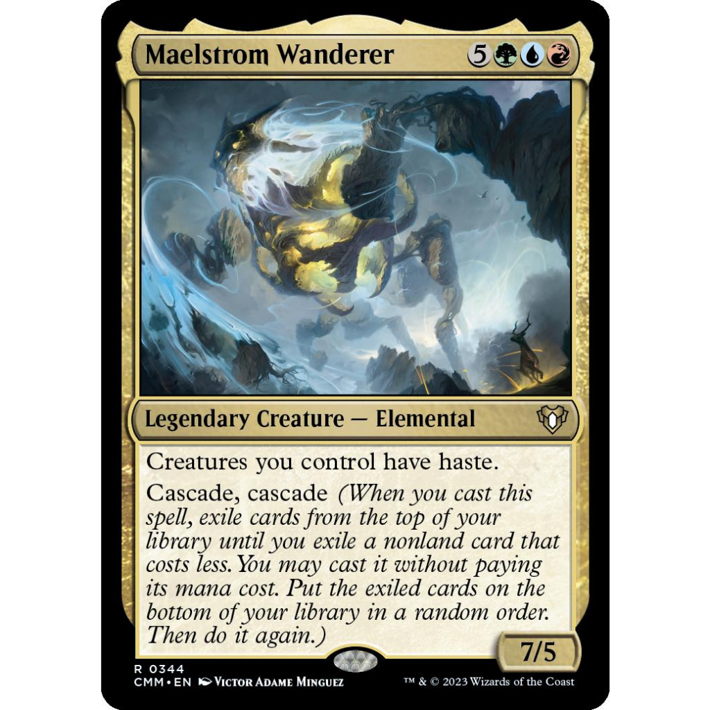Maelstrom Wanderer Rare Commander Masters Magic the Gathering TCG ...