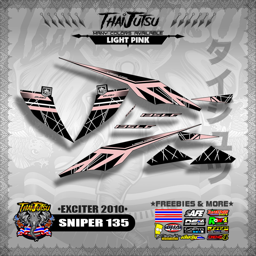SNIPER 135 DECALS ( EXCITER 2010 )【ThaijutsuStickers】 | Shopee Philippines