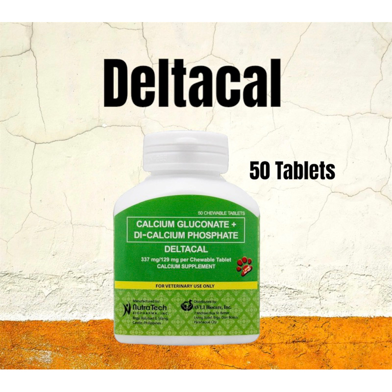 DELTACAL Calcium Supplement 50 tablets | Shopee Philippines