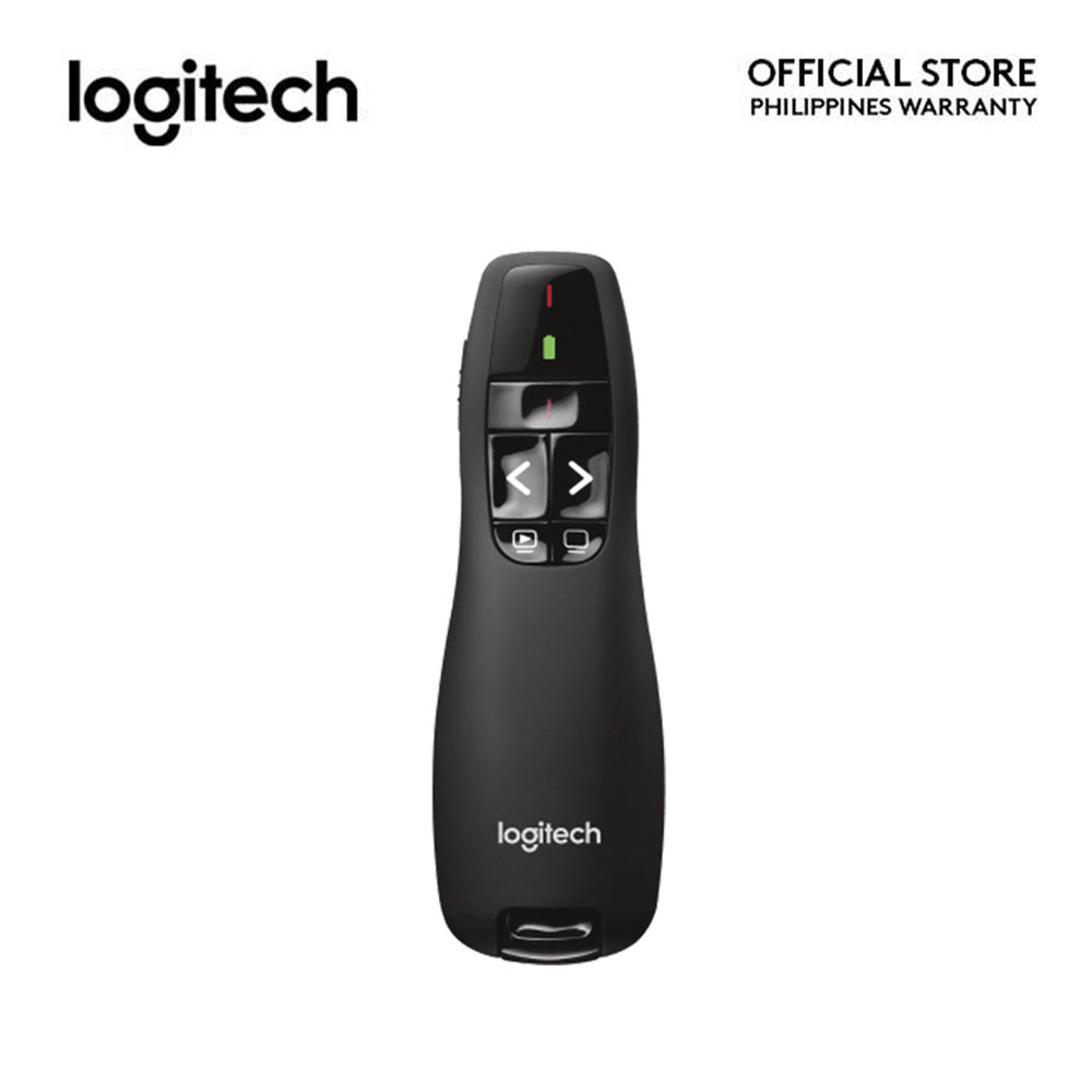 Logitech R400 2.4 GHz USB-Receiver Red Laser Pointer Wireless ...