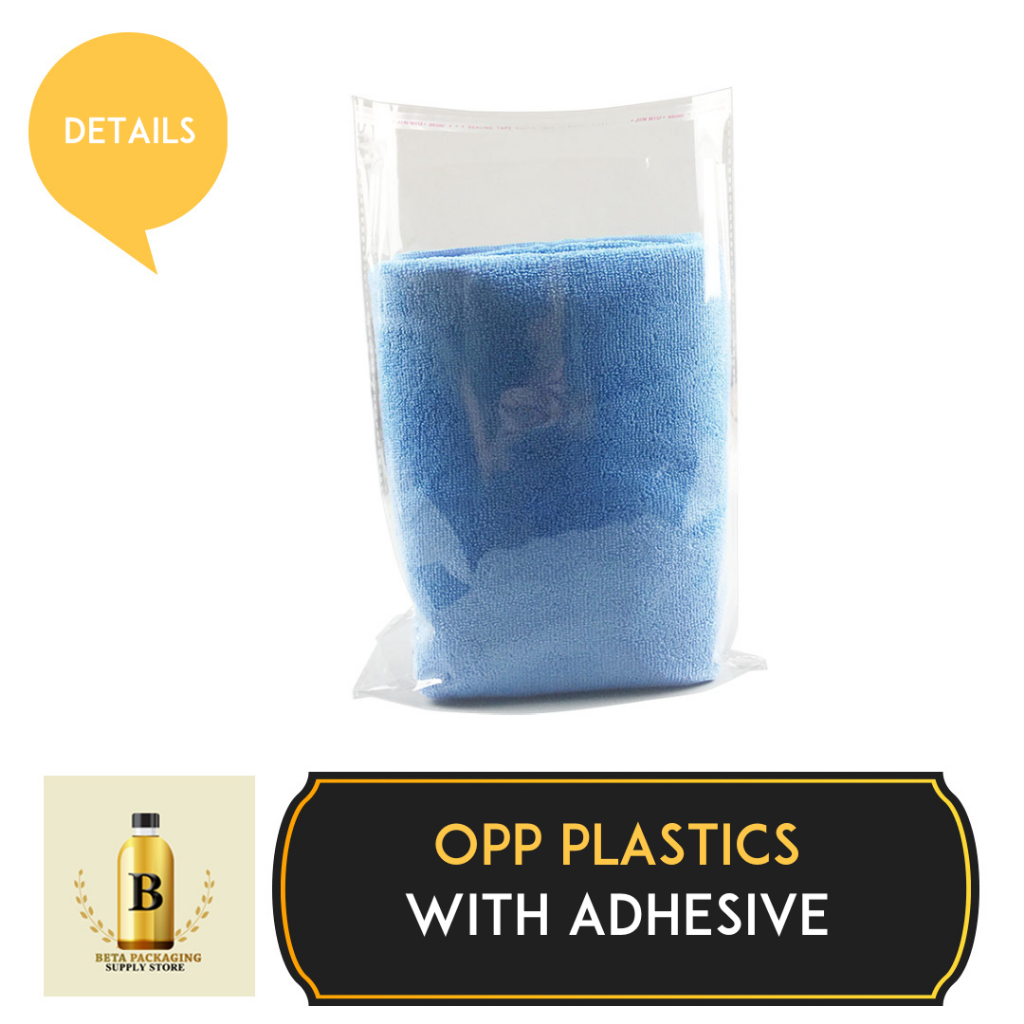 OPP Plastic with Adhesive (100pcs) | Shopee Philippines